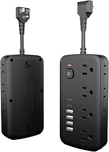 Amazon.com: JouleLoom 2 Pack Surge Protector Power Strip - 8 AC Outlets ...
