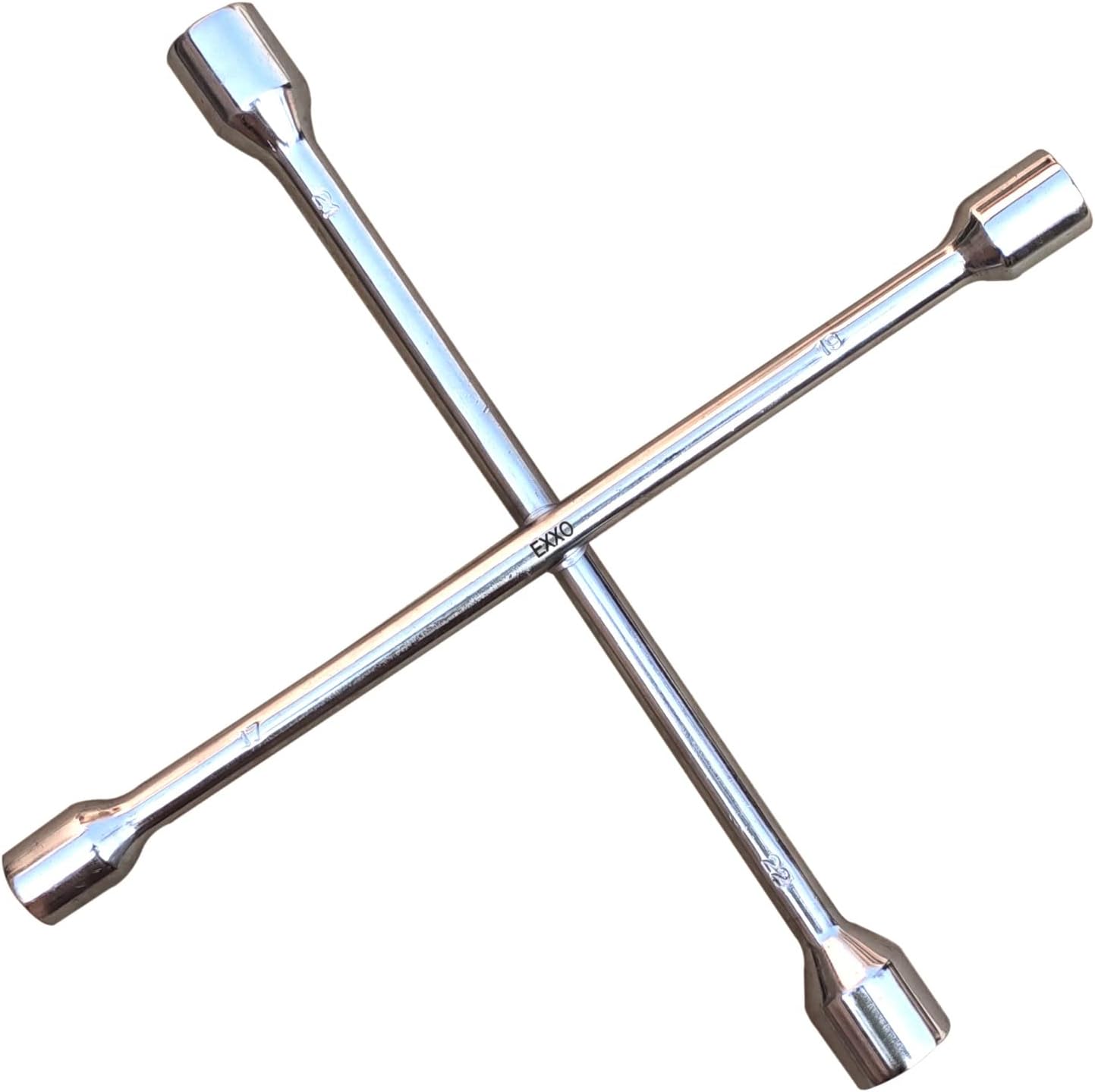 Amazon.com: EXXO Tools Universal Heavy Duty 4 Way Lug Wrench ...
