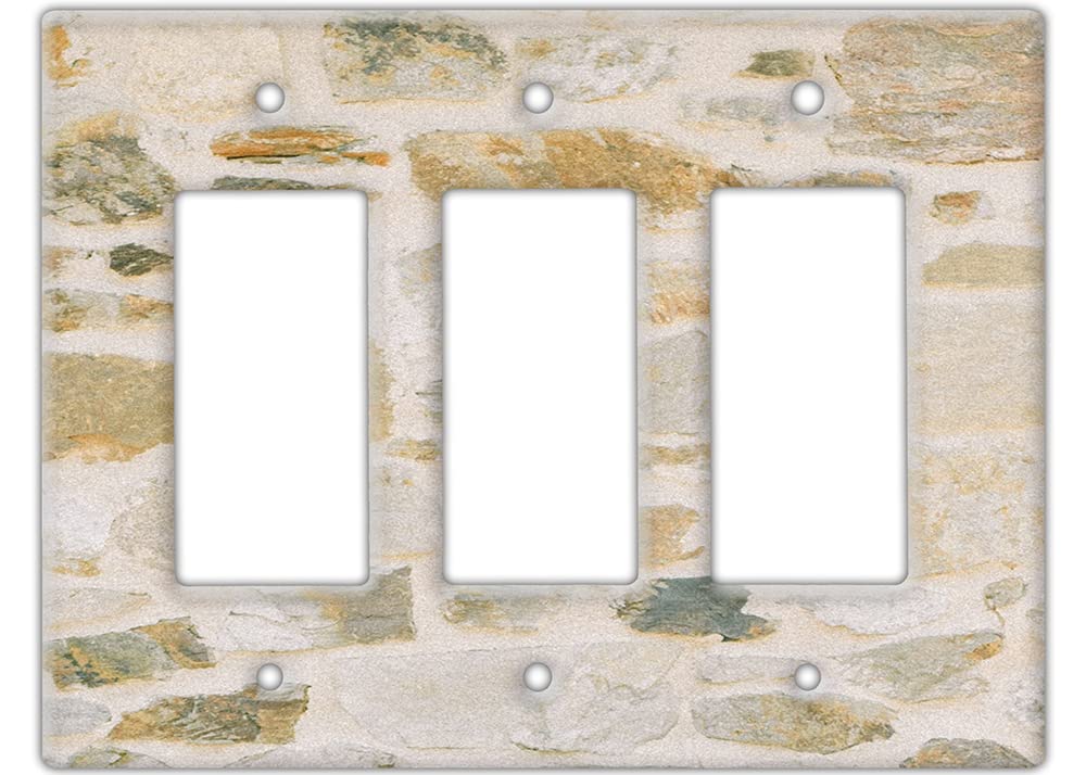 Amazon.com: Decorative Wall Switch Cover Plate - Beige Light Stone ...
