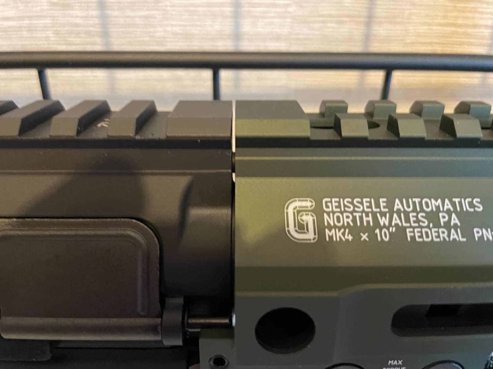 Amazon | S&S GEISSELEタイプ SMR MK4 FEDERAL 10インチ M-LOK ハイクオリティレプリカ ハンドガード ...