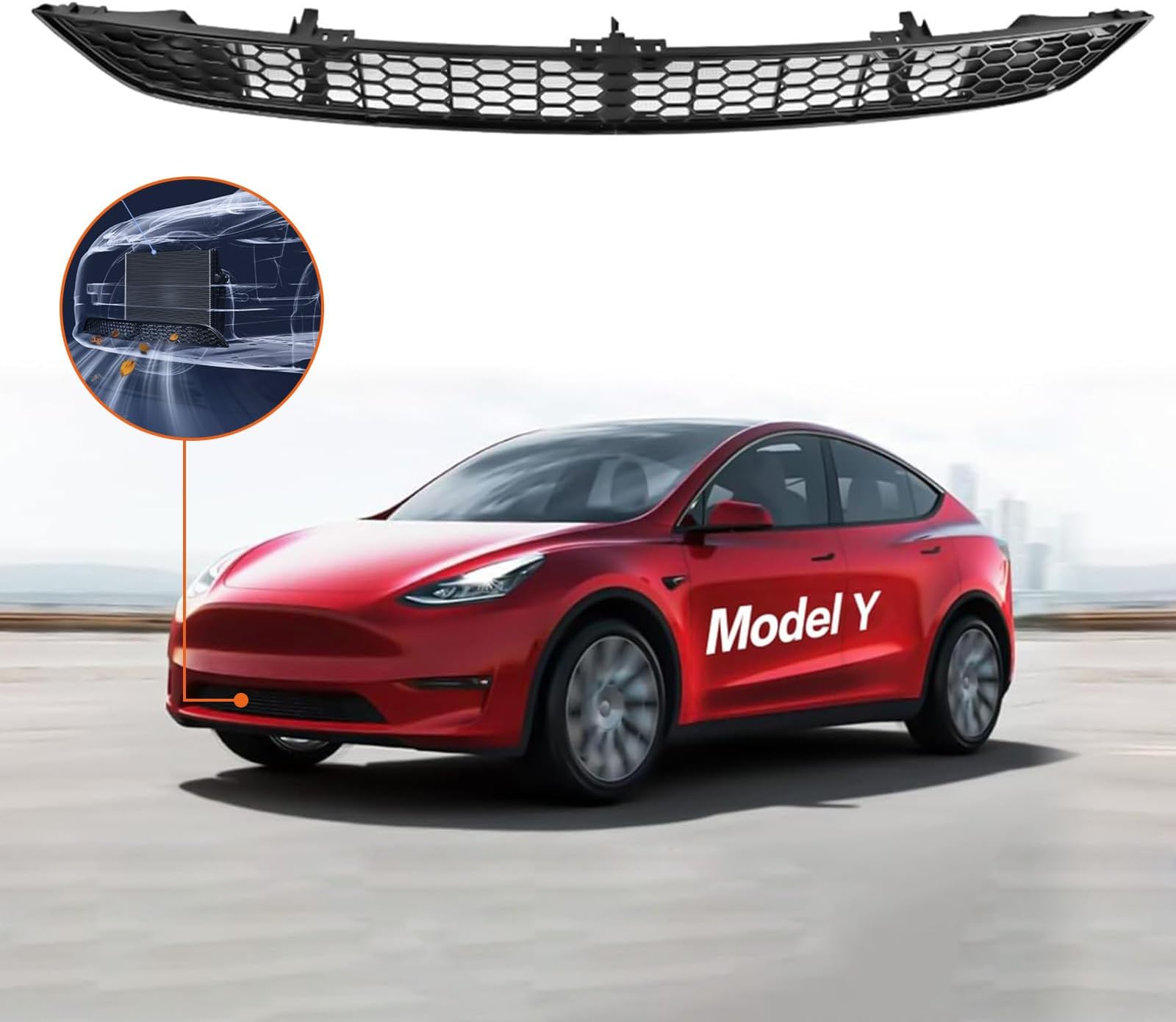 Amazon.com: 2Pcs Hood Water Barrier Box for Tesla Model Y, Front Trunk ...