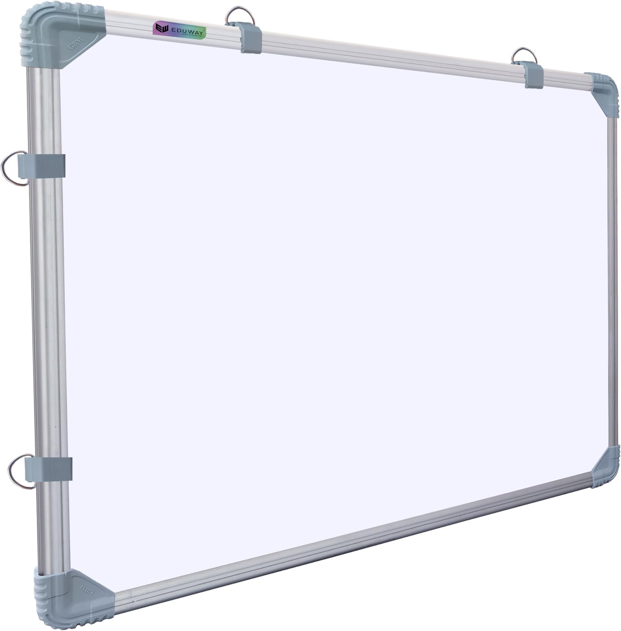 Eduway 2x3 Feet Non-Magnetic Double-Sided White Board and Chalk Board ...