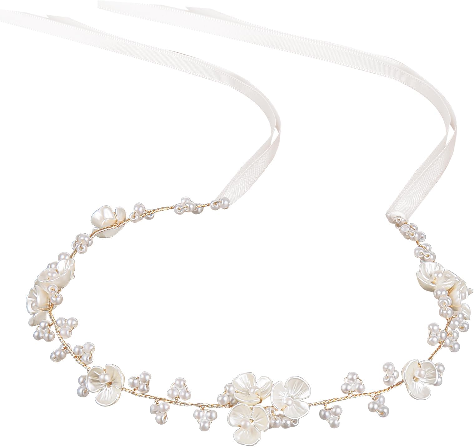 Amazon.com : Sumotia 3 Pcs Flower Girl Headpieces Headband Hair ...