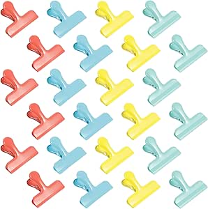 Amazon.com : 24 Pack Stainless Steel Clips for Chips, Smooth Surface ...
