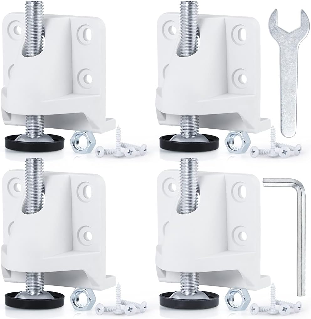 Adjustable Cabinet Legs 4-Pack Furniture Levelling Feet, Lifting ...