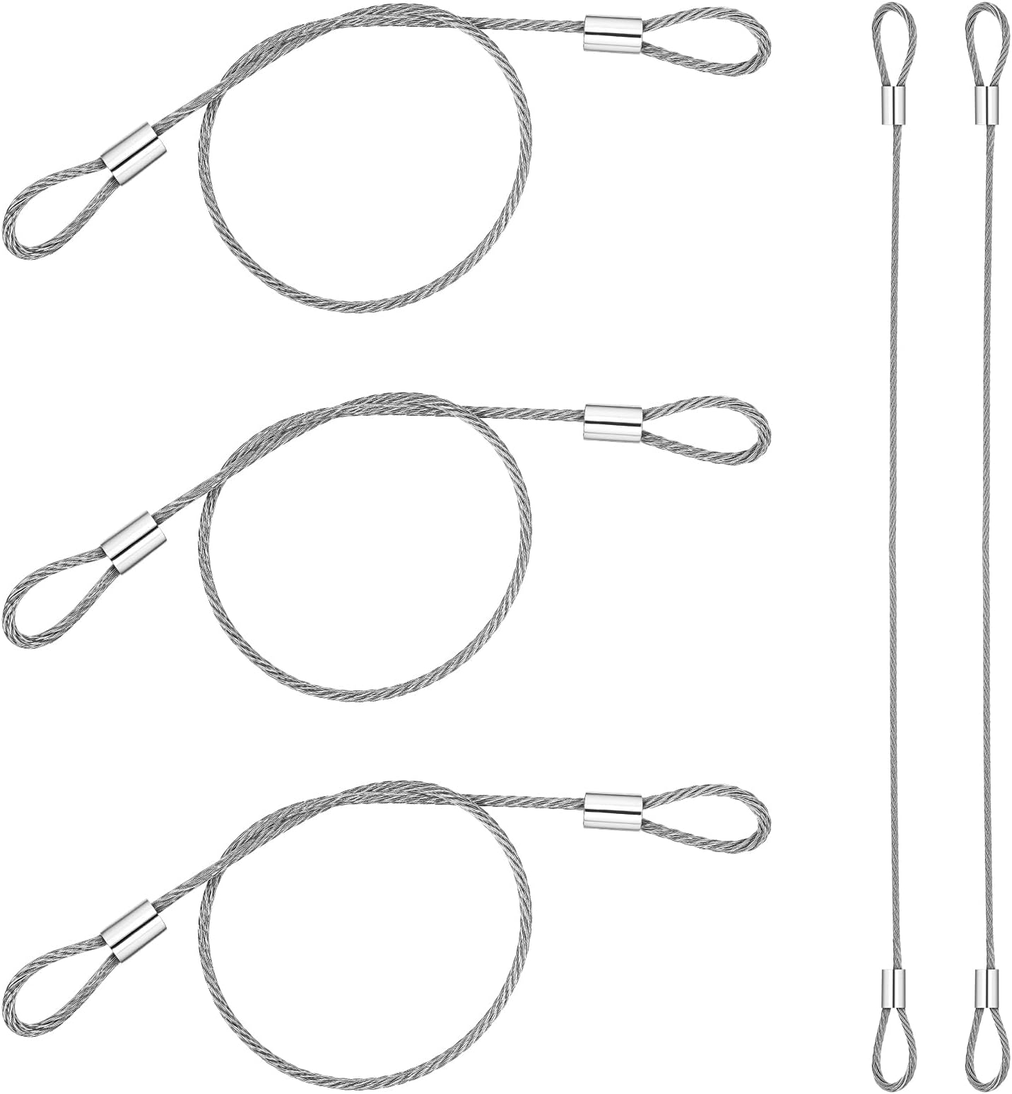 5 Pack Outdoor Travel Security Cable Lock 31cm&15mm Anti Theft Luggage ...