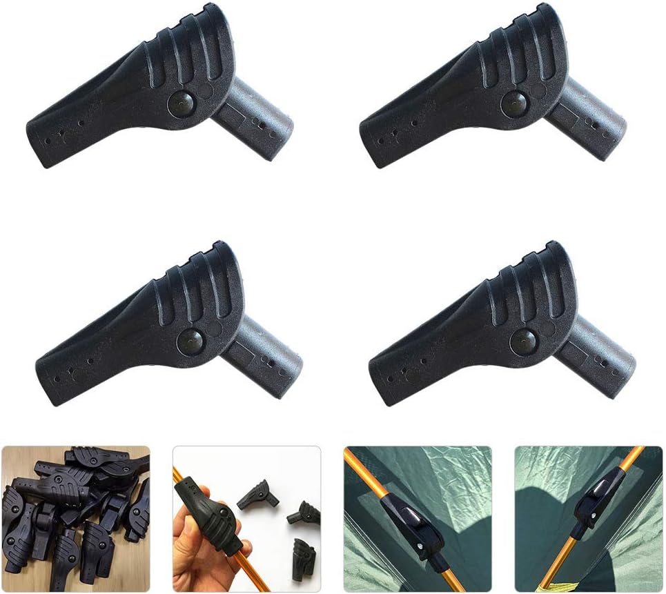 ABOOFAN 4 Pcs Tent Folding Joint Support Rod DIY Joint Outdoor Tent ...