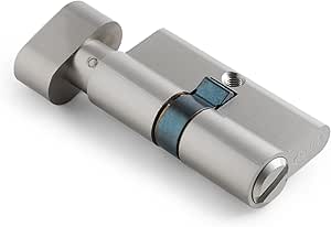 Geeyes 60mm Brass Knob Thumbturn Cylinder For Bathroom Door Toilet Door ...