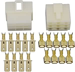 Amazon.com: PIKETU Hengliang Store All New 9 Pin DJ7091-6.3-11/21 ABS Plastic Electrical Wire ...