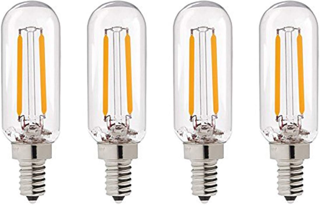 CTKcom 2W E12 Edison LED Filament Light Bulb(4 Pack)- Dimmable ...
