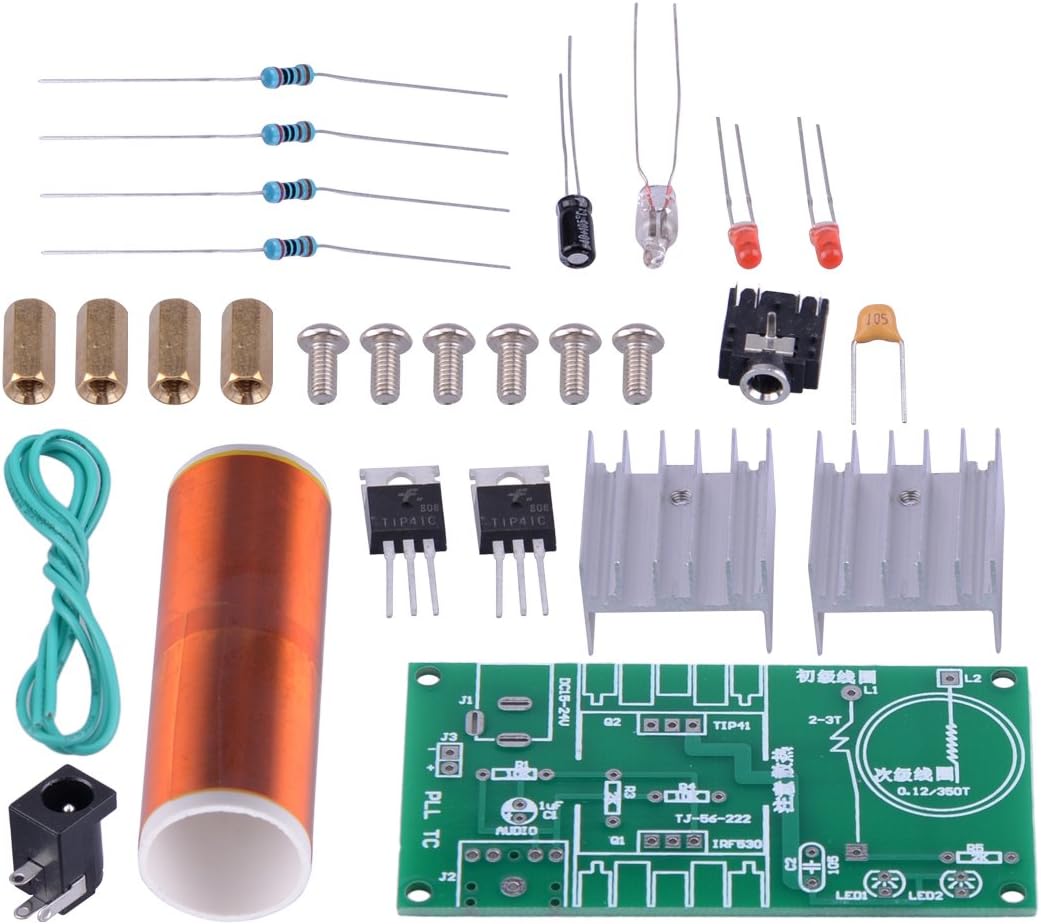 LETAOSK Musik Spielzeug 15W DIY Mini Tesla Spule Plasma-Lautsprecher ...