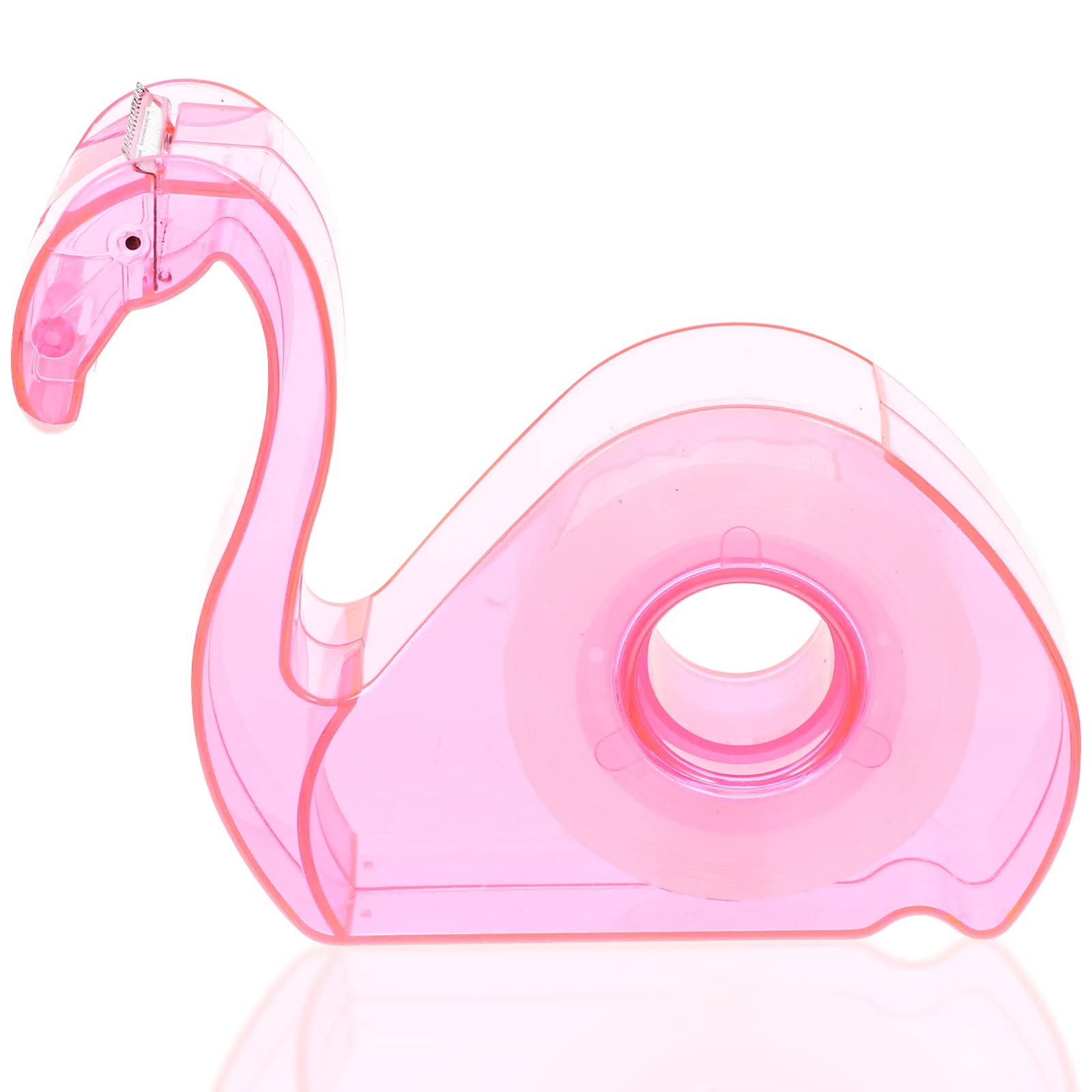 Amazon.com : LUOZZY Tape Dispenser Cartoon Flamingos Tape Holder ...