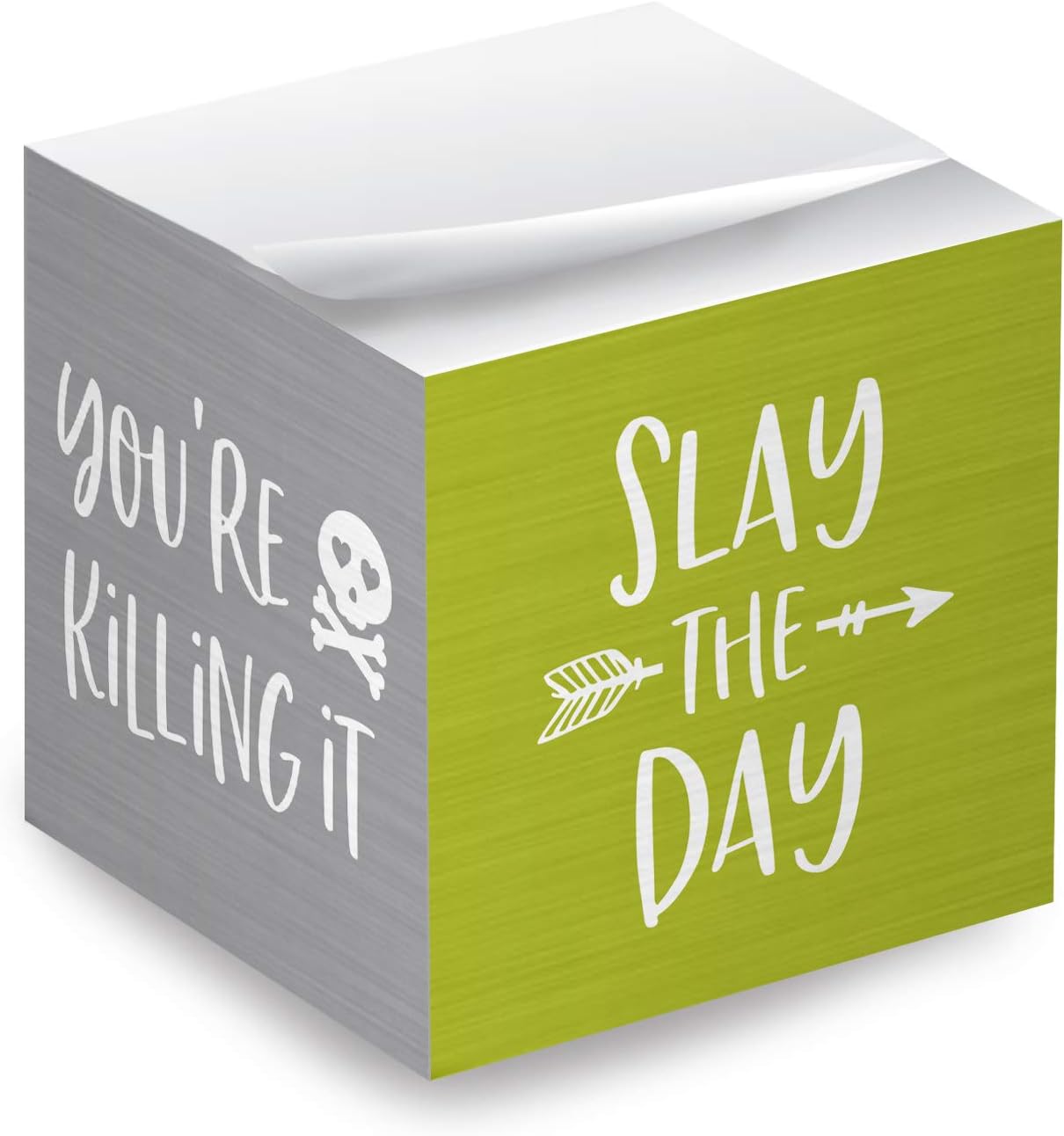 Amazon.com : 4A Memo Cube(not Sticky),3 1/4 Inches,Wave Patterned On ...