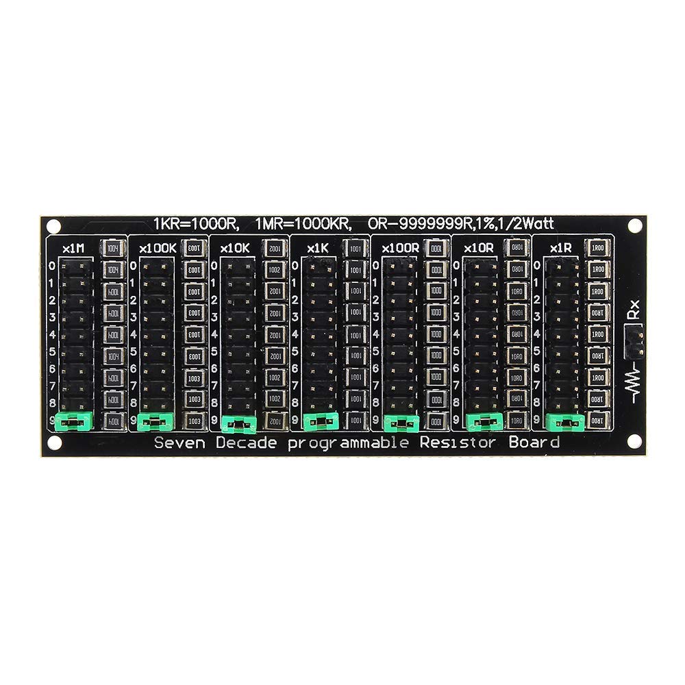 Youmile Resistor Board 1R – 9999999R Seven Decade Programmable ...