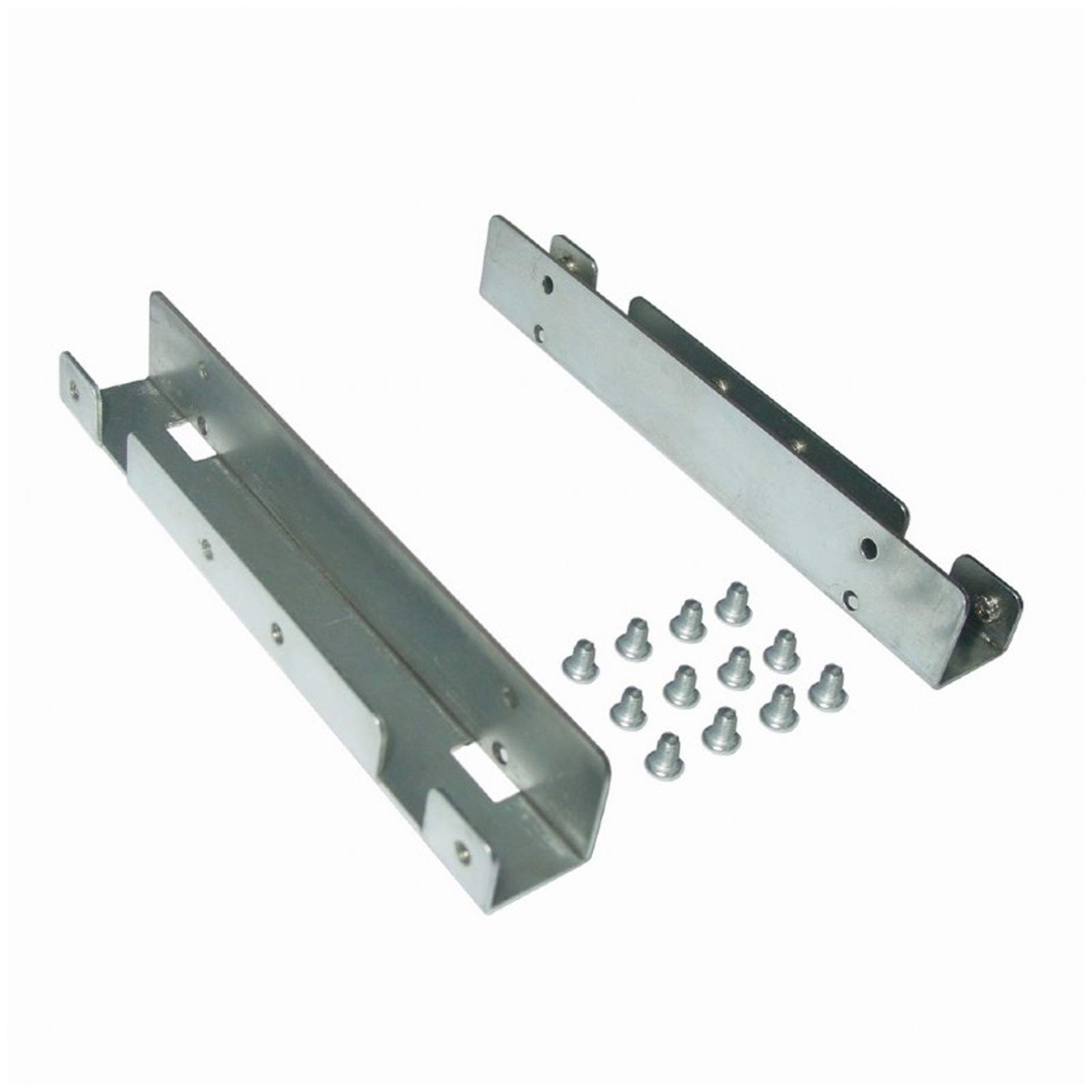 kenable Metal SSD Mounting Rail for 2 x 2.5inch Hard Drives to 3.5inch ...