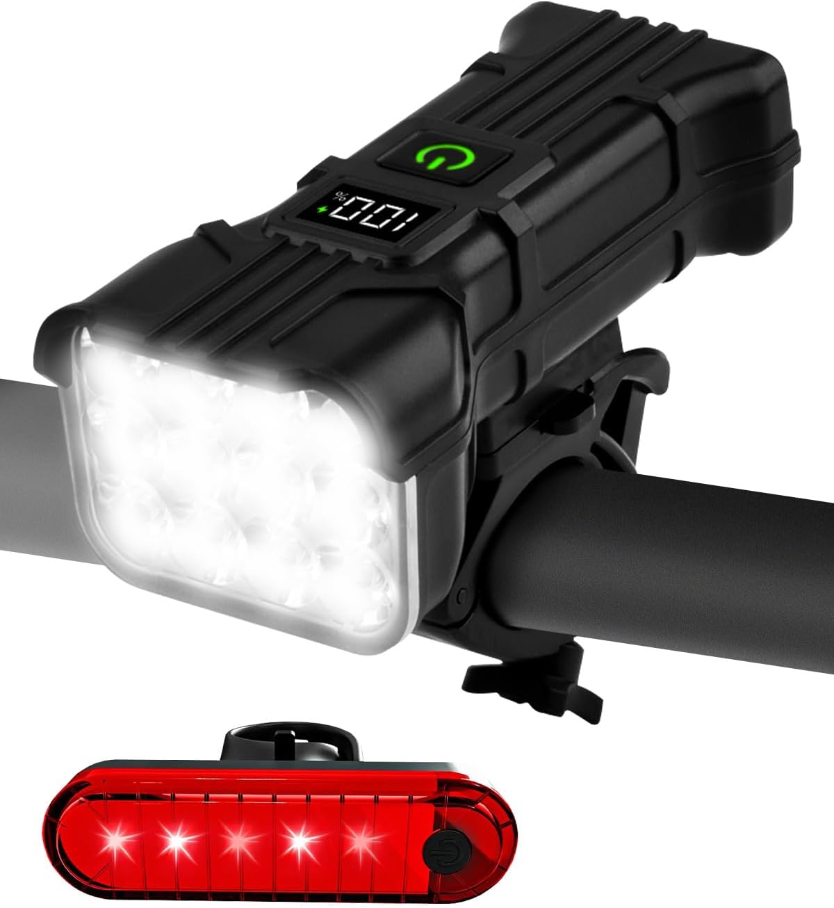 Victoper Bike Lights Front and Back, 2023 Upgrade 12LED Super Bright ...