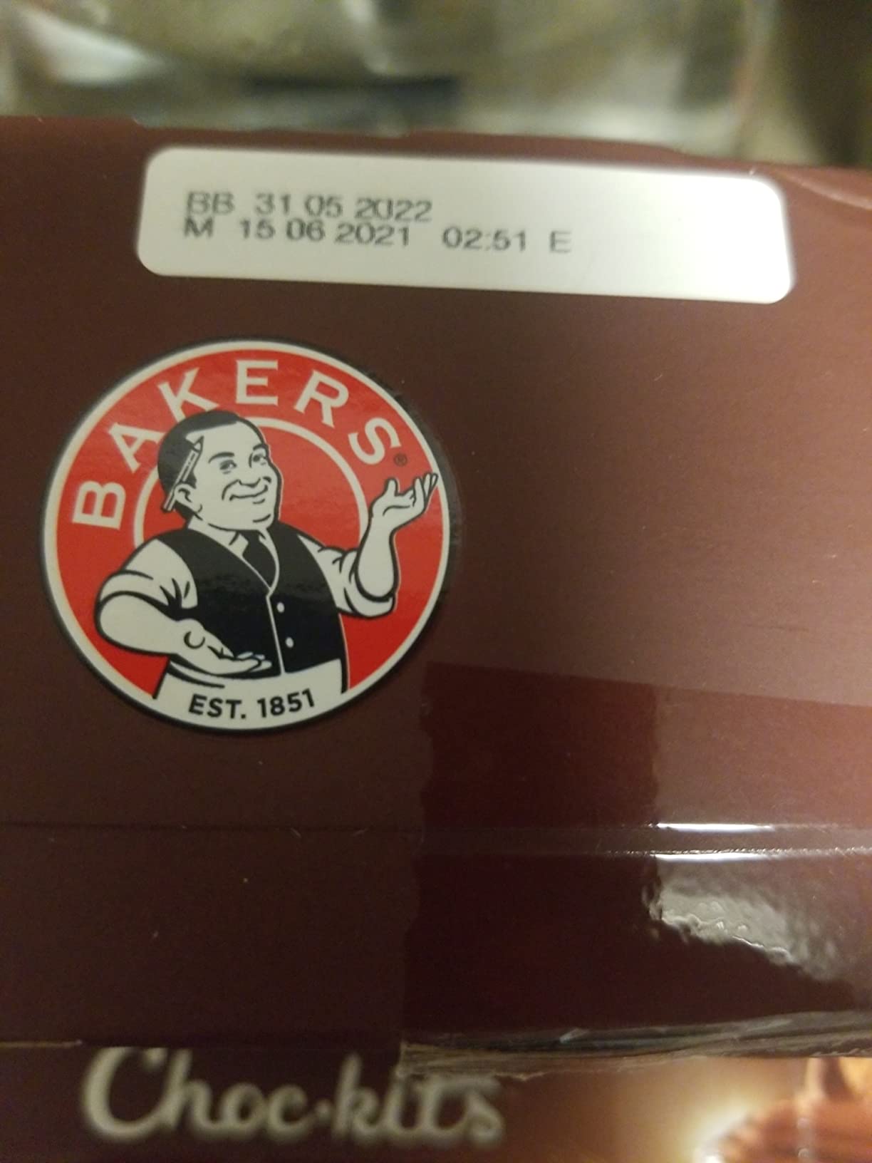 Amazon.com: Baker's Choc-kits Crunchy Oat Biscuits/Cookie | Chocolate ...