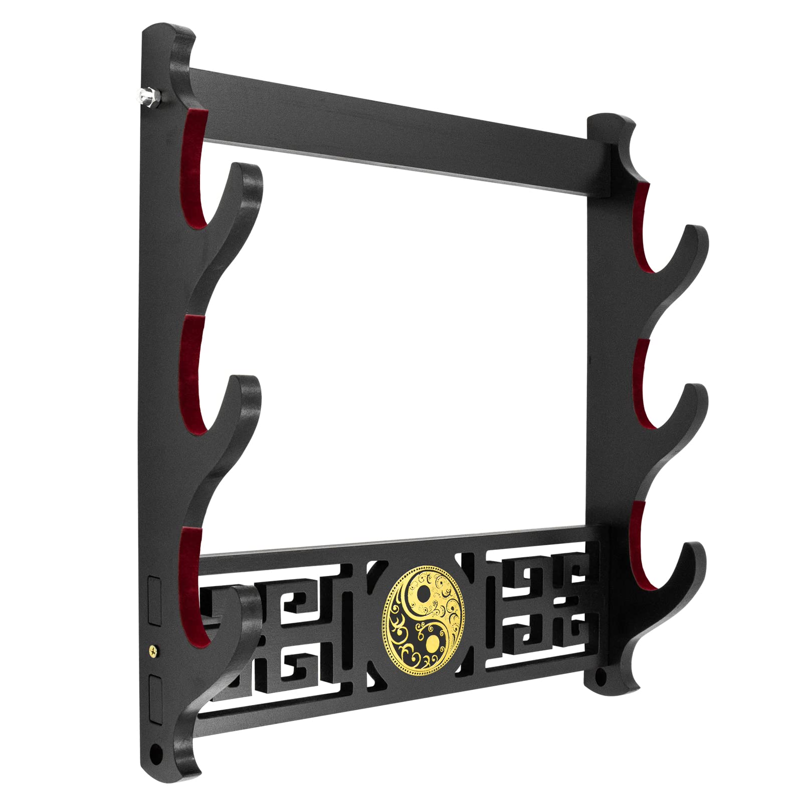 Amazon.com: Ekkhysis Taichi Sword Wall Mount Velvet Padded Hook Katana ...