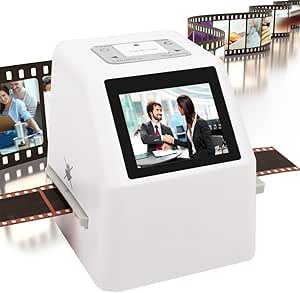 Film Slide Photo Scanner with 2.4" LCD Screen 22MP High-Resolution ...