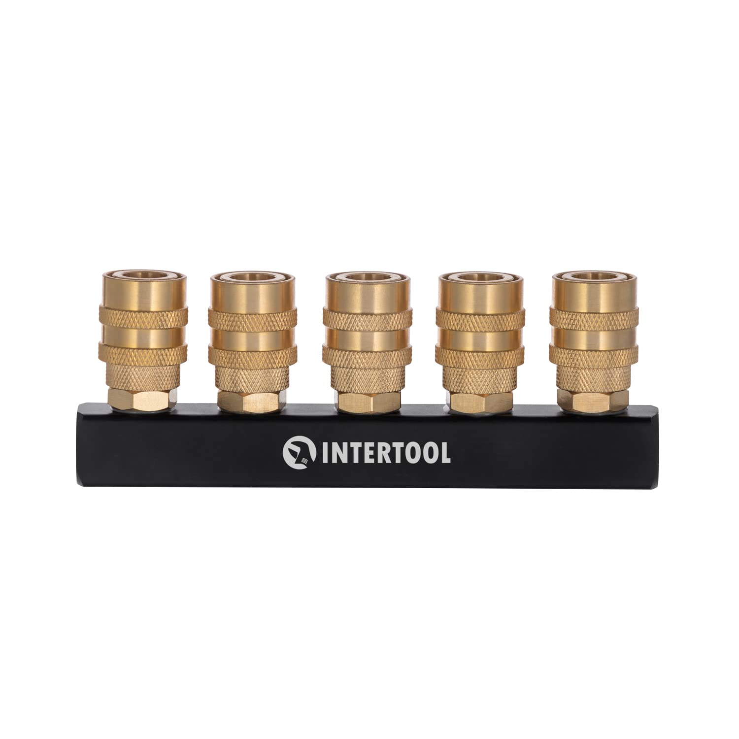 Snapklik.com : INTERTOOL 5-Way Air Compressor Splitter Manifold