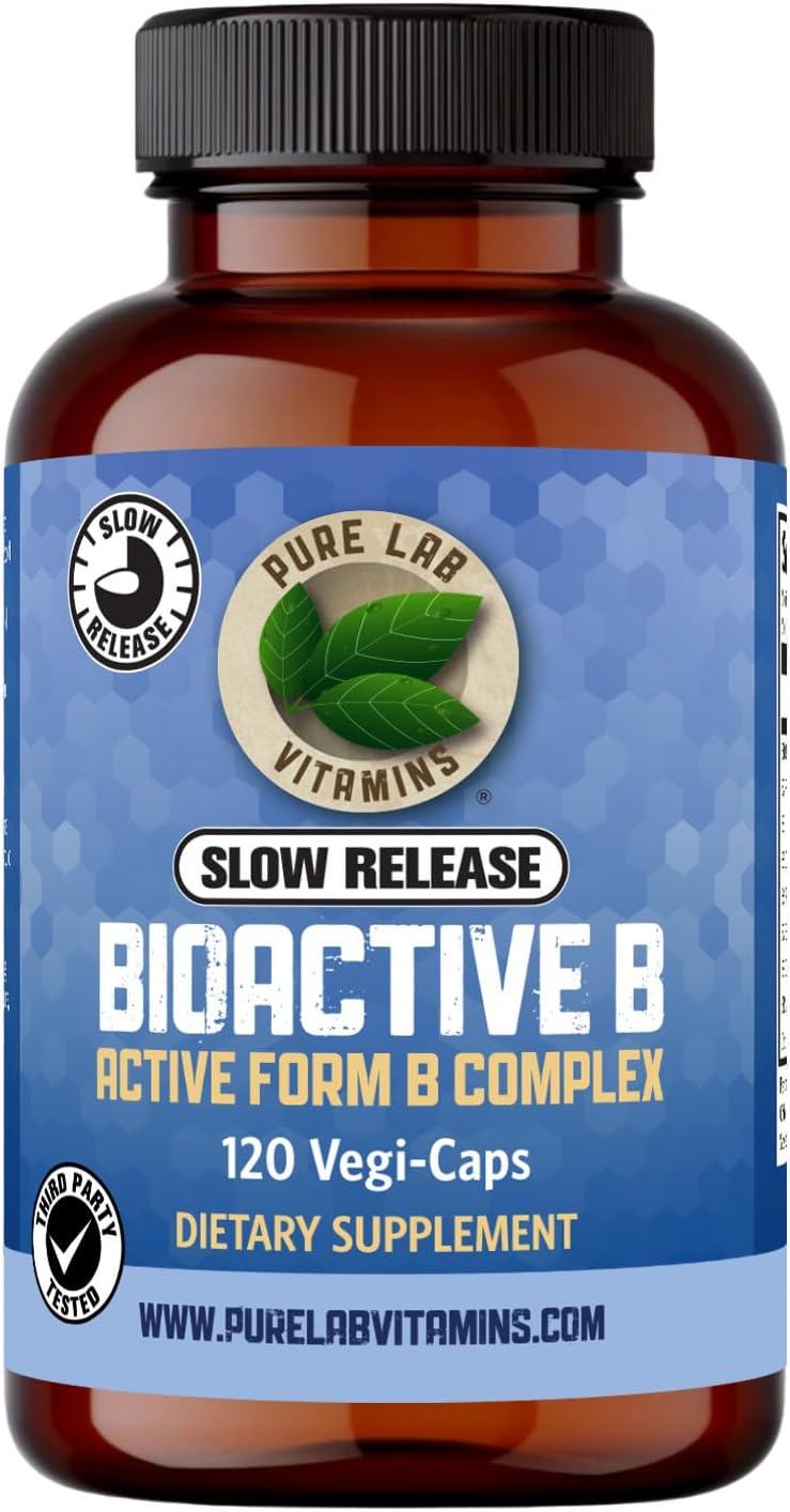 Amazon.com: Pure Lab Vitamins - Slow Release Bioactive B Complex, 120 ...