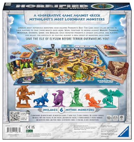 Ravensburger Horrified Greek Monsters Family Strategy Game