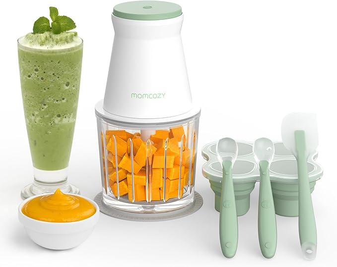 Amazon.com: Momcozy 9-in-1 Baby Food Maker & Blender Set, 7-Second ...