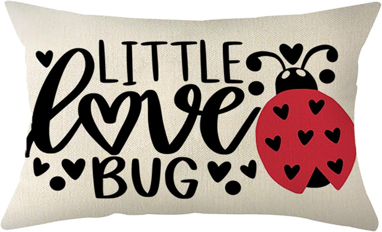 Amazon.com: HGOD DESIGNS Ladybug Pillow Cover,Decorative Throw Pillow ...