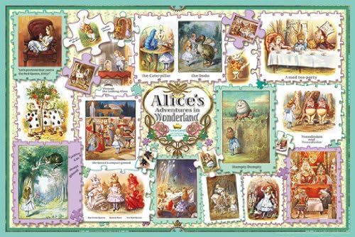 Amazon.com: Tenniel Alice collection 1000-654 country 1000 piece wonder ...