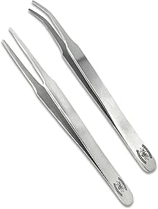 Amazon.com: 2PC Scientific Labwares Essential Forceps Set: 4.5-inch ...
