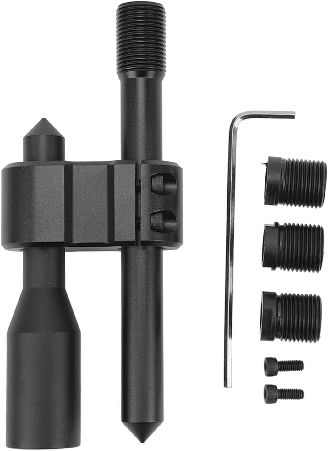 Amazon.com: Qiilu Gear Shift Knob Extender 15.5cm Aluminum Car Gear ...