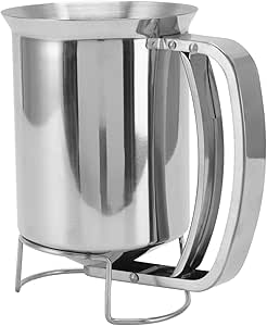 Amazon.com: Stainless Steel Pancake Dispenser, Handheld Large Capacity ...