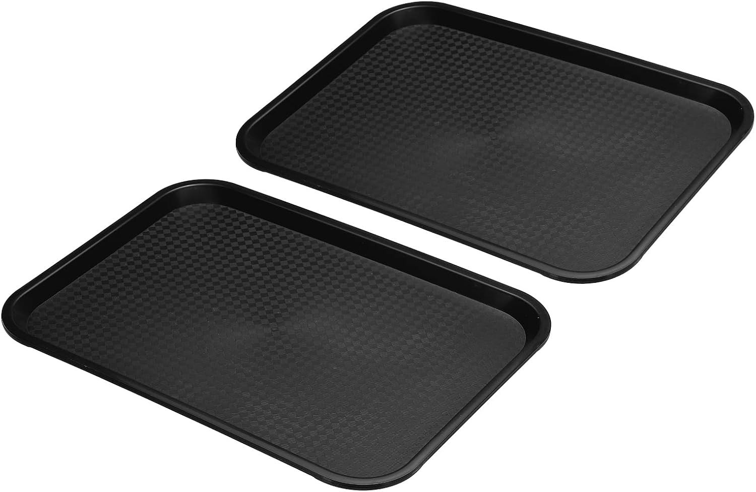 Amazon.com | PATIKIL 14x11 Fast Food Tray, 2 Pack PP Plastic Reusable ...
