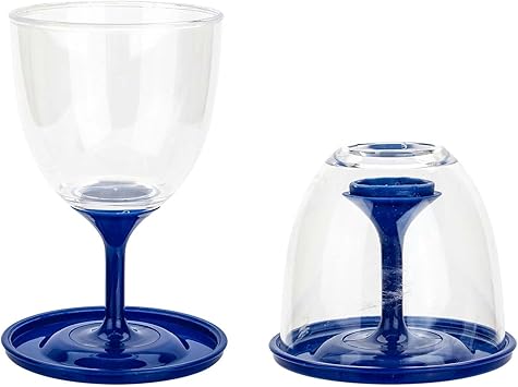 VFM e-Store - Collapsible Wine Glasses Pack Away - Camping, Travel ...