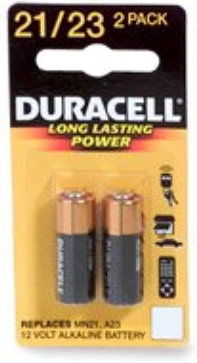 Duracell MN21B2PK Watch/Electronic/Keyless Entry Battery, 12 Volt ...