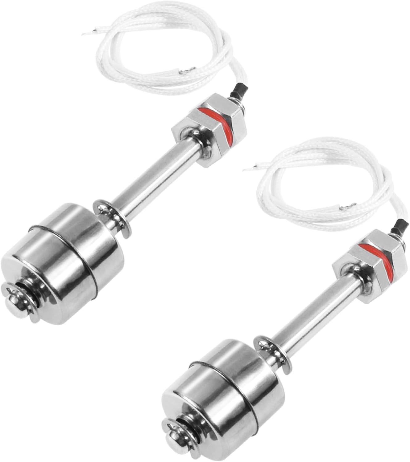 FOCMKEAS 2 Pcs Stainless Steel Float Switch Water Level Sensor Water ...