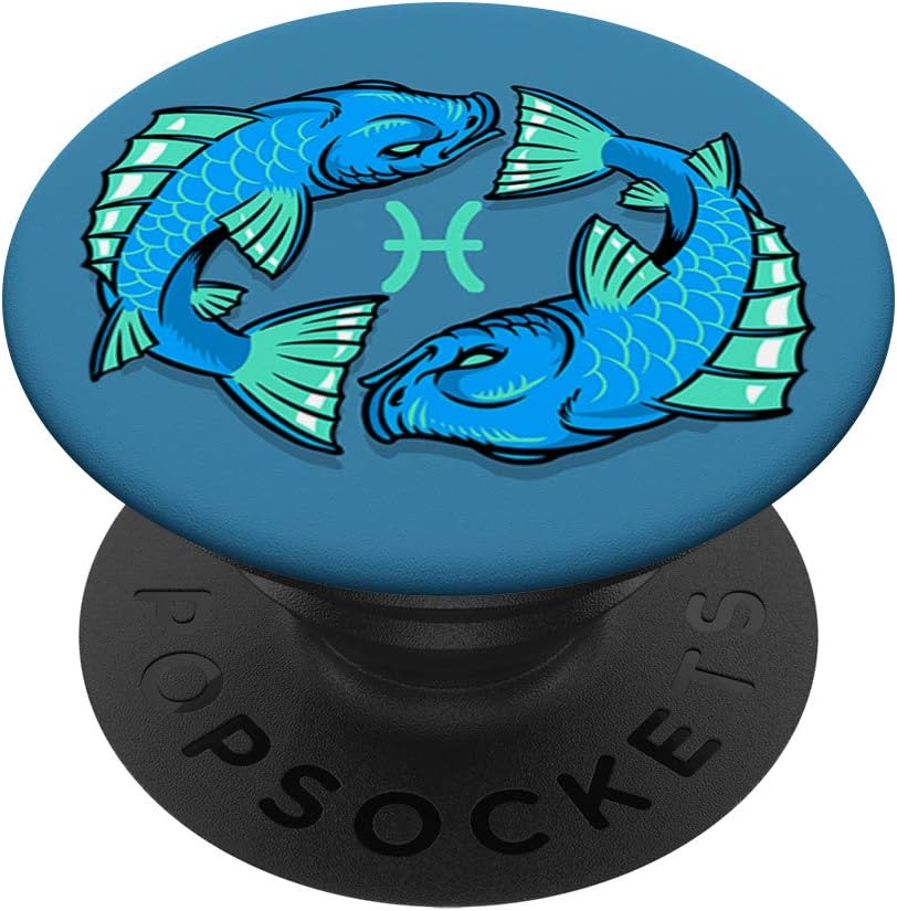 Amazon.com: Pisces Fish Zodiac Astrology Blue phone case holder ...