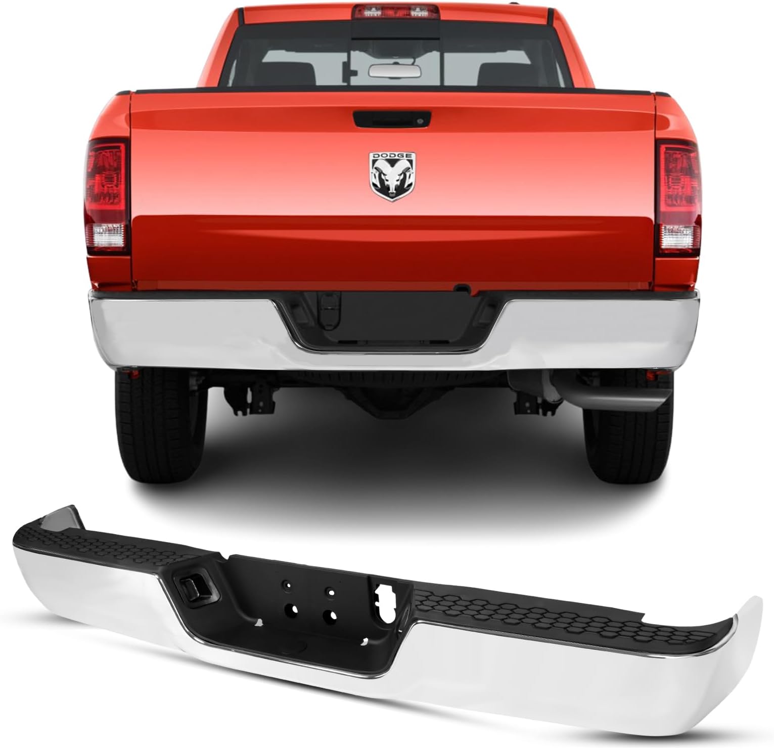 Amazon.com: BUMPERS THAT DELIVER - Chrome, Steel Rear Step Bumper ...