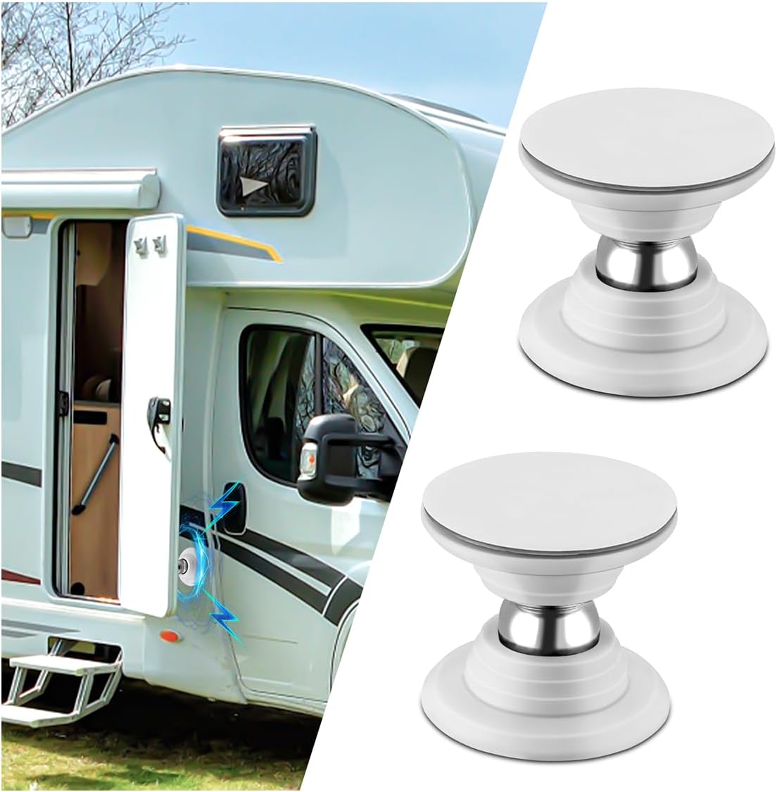 Amazon.com: Heavy-Duty Magnetic RV Door Holder Baggage Door Catch Latch ...