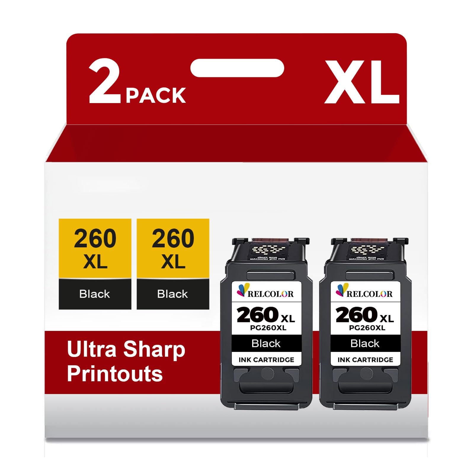 Amazon.com: 260XL Black Compatible Ink Cartridge Replacement for Canon ...