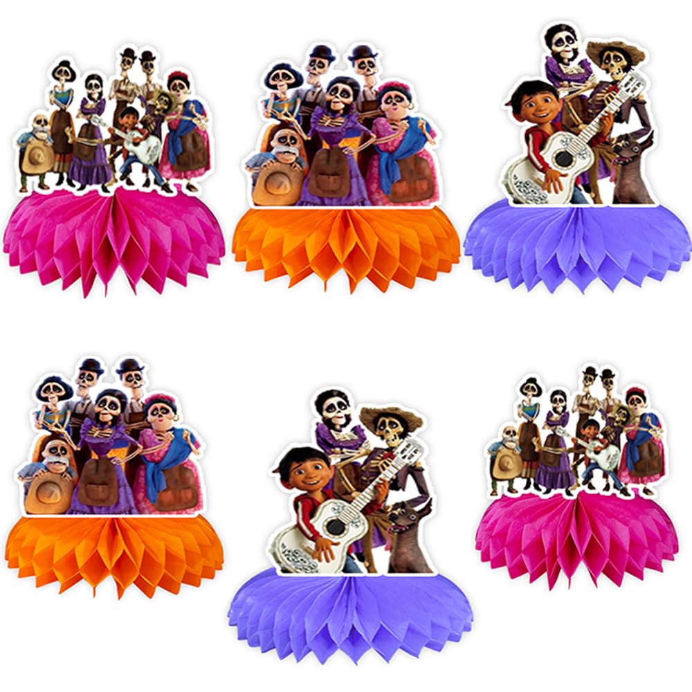 Amazon.com: 6Pcs CoCo Honeycomb Centerpieces 3D Table Decorations，CoCo ...