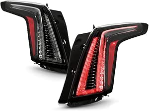 Amazon.com: For 2017-2023 Cadillac XT5 Black Housing Full LED Tail ...