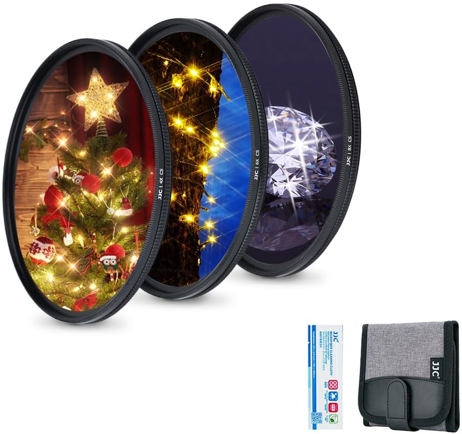 Neewer 9PCS Full Color Lens Filter Set, 58mm Resin Lens Filters with ...