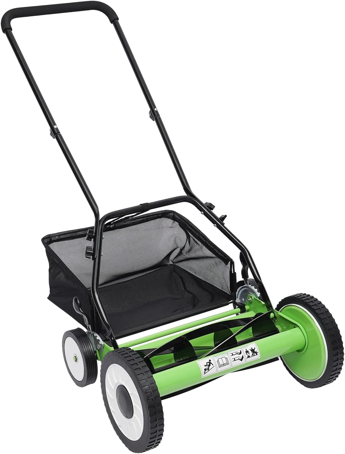 Amazon.com : Push Lawn Sweeper,12inch Leaf & Grass Collector,Manual ...