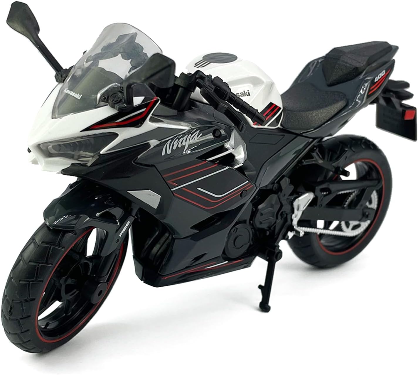 Amazon.com: 1:12 Scale for Kawasaki Ninja 400 2023 Motorcycle Model Toy ...