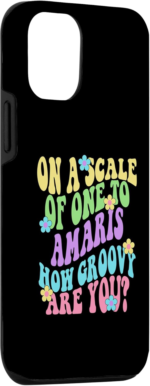iPhone 13 AMARIS Cute Retro Girls Groovy AMARIS Personalized Name Case ...