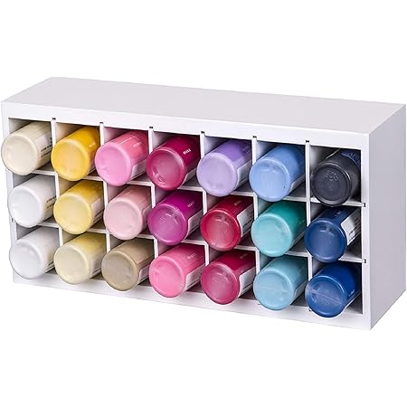 Amazon.com: 100 pc Set, Craft Paint Organizer - Storage Paint Rack ...