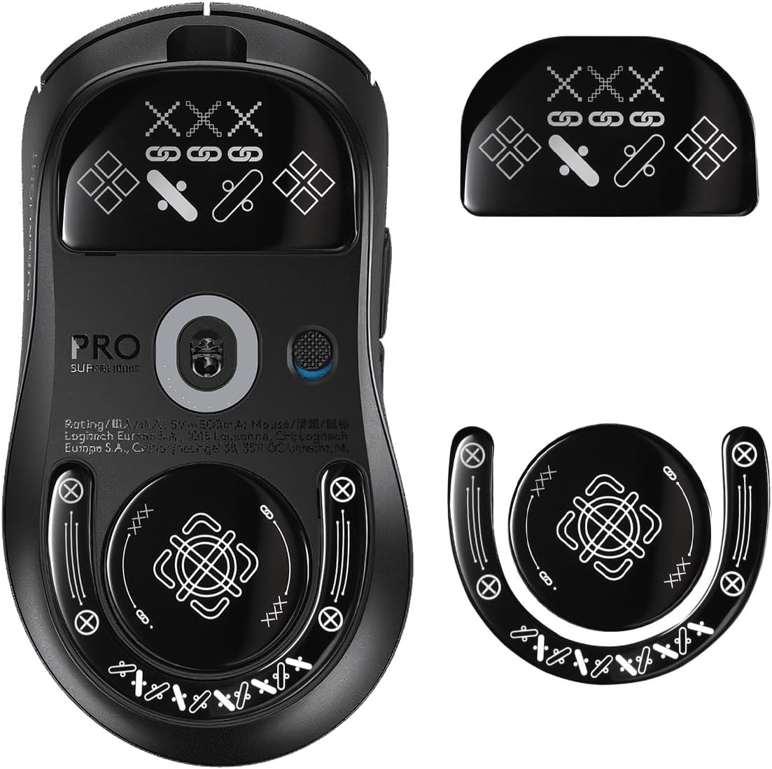 Amazon.com: Superglide2 Glass Mouse Skates for Logitech G Pro X ...