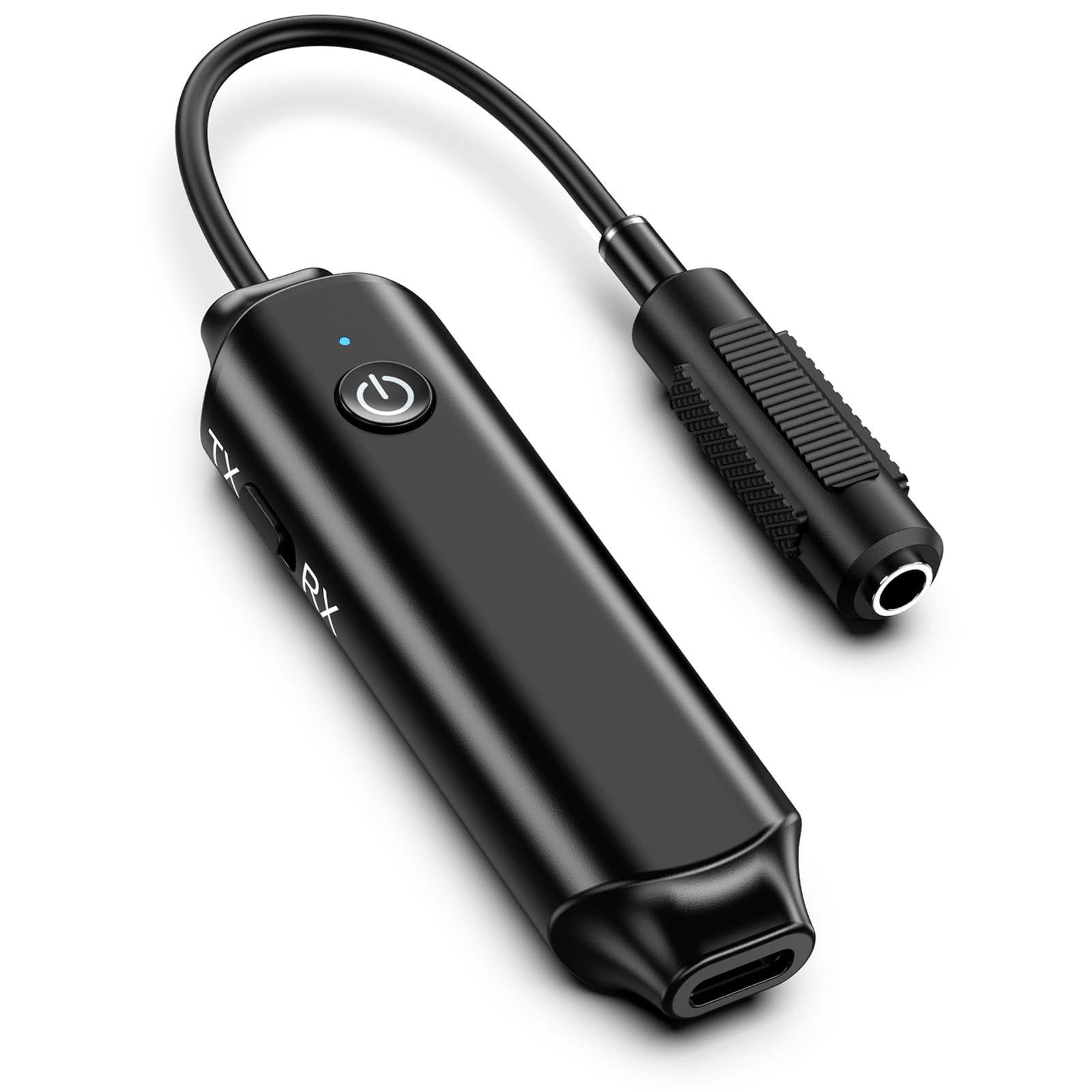 OQIMAX Bluetooth 5.0 Car Audio Adapter, 3.5mm AUX Bluetooth Transmitter ...