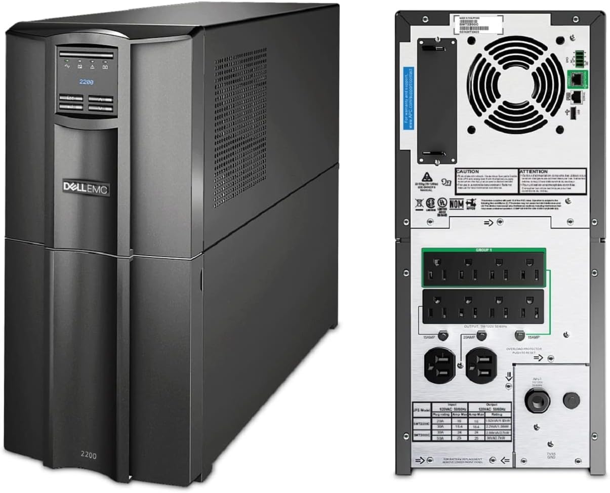 APC / Dell 2200VA DLT2200C Smart UPS with SmartConnect, SMT2200C ...